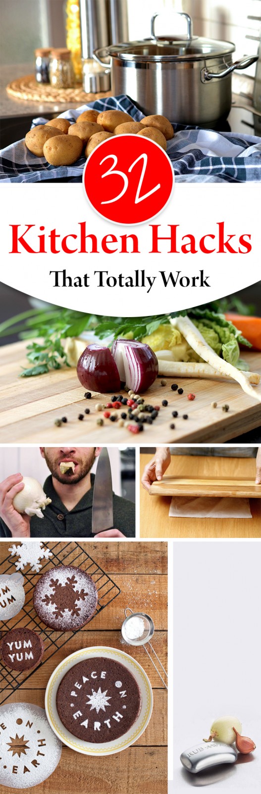 32 Kitchen Hacks that Totally Work! - Wrapped in Rust