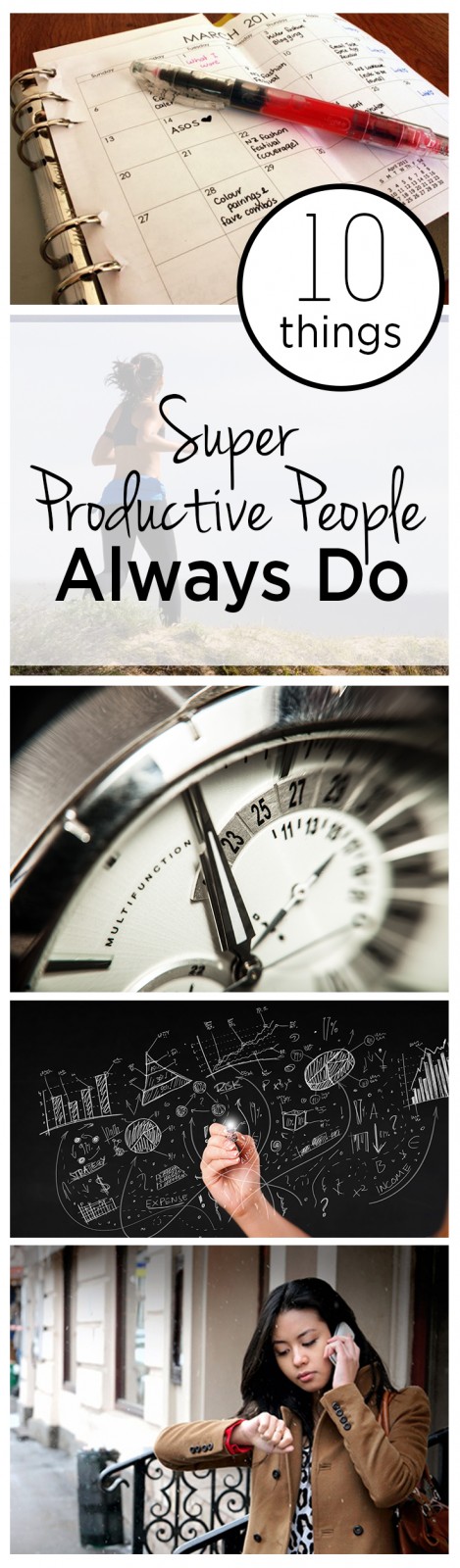 10 Things Super Productive People Always Do - Wrapped in Rust
