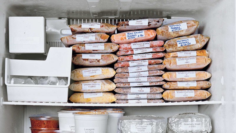 15 Incredible Freezer Organization Hacks - Wrapped in Rust