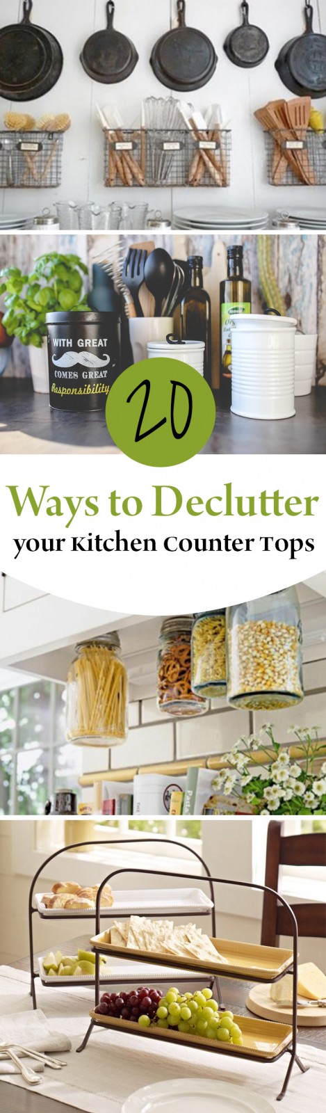 10 Ways to Declutter Your Kitchen Countertops - Wrapped in Rust
