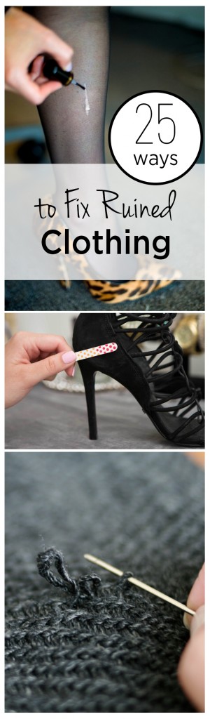 25 Ways to Fix Ruined Clothing - Wrapped in Rust