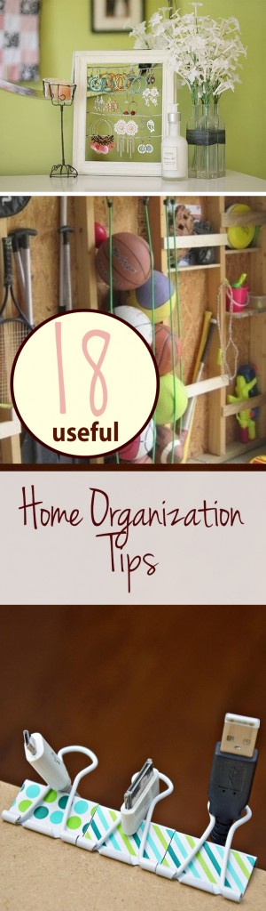18 Useful Home Organization Tips - Wrapped in Rust