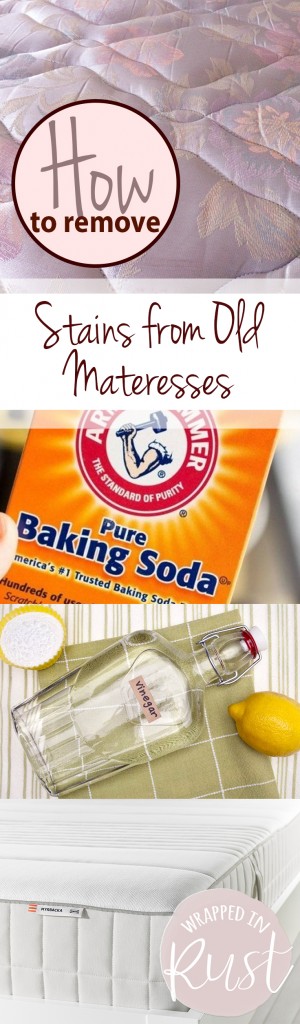 How to Remove Stains from Old Mattresses - Wrapped in Rust
