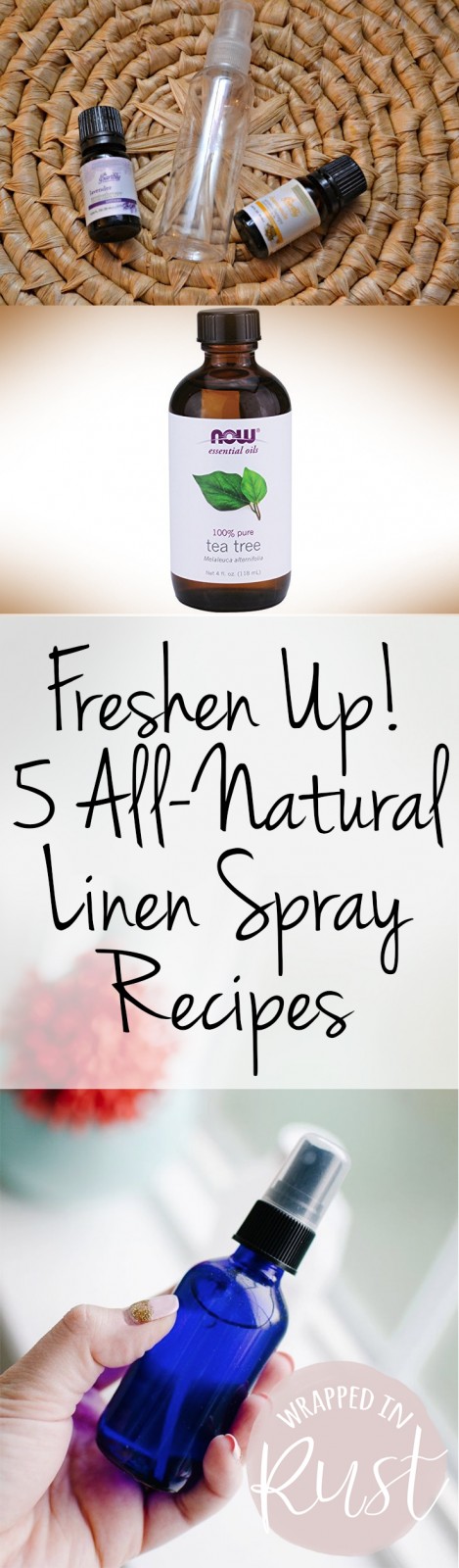 Freshen Up! 5 All-Natural Linen Spray Recipes - Wrapped in Rust