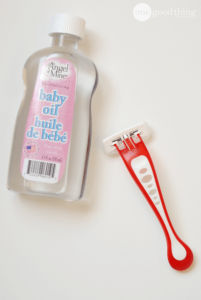 12 Genius Ways to Use Baby Oil Around the Home - Wrapped in Rust
