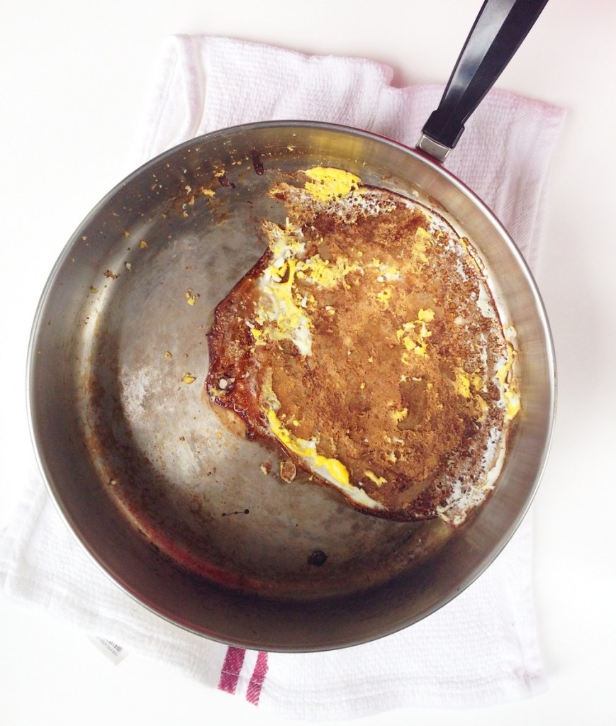 How to Remove Stains from Pots and Pans - Wrapped in Rust