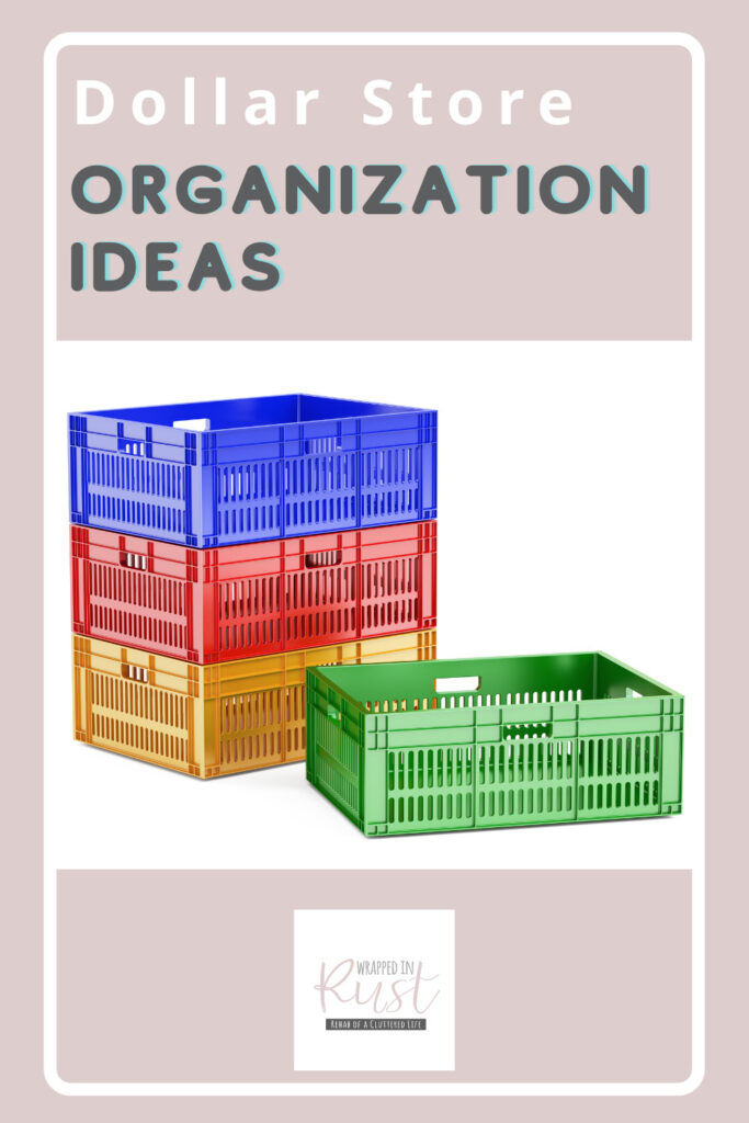 Dollar Store Organization: Organization - Organize - Wrappedinrust.com